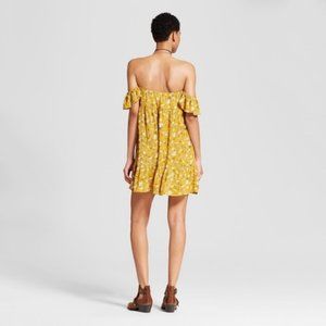 Mossimo Supply Co. | Dresses | Mossimo Dress Or Long Blouse Top Gold ...